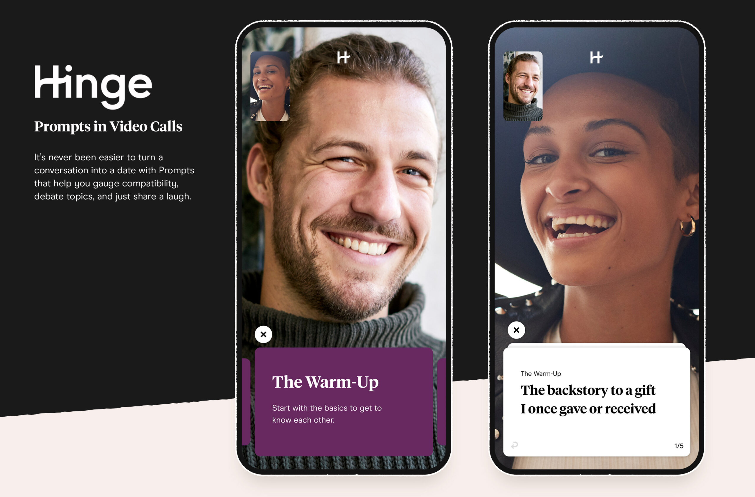 Hinge Launches ‘Video Prompts’ to Kick Off Virtual Date Conversations ...