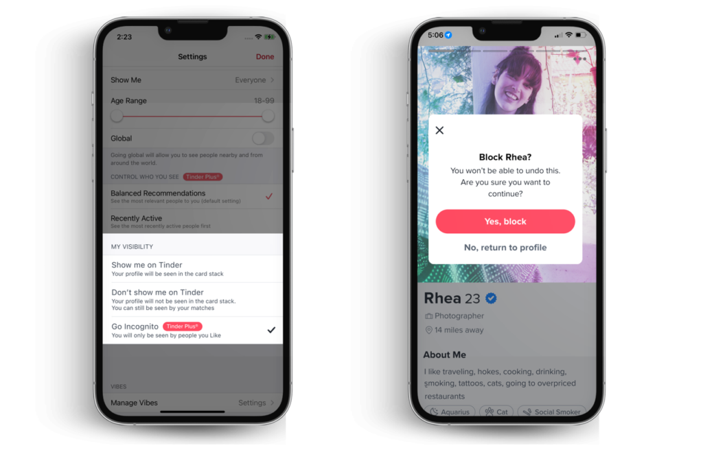 Tinder Launches Safety Features & Incognito Mode - Global Dating Insights