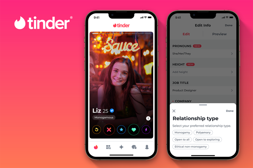 Tinder Launches Relationship Types and Pronoun Options - Global Dating Insights