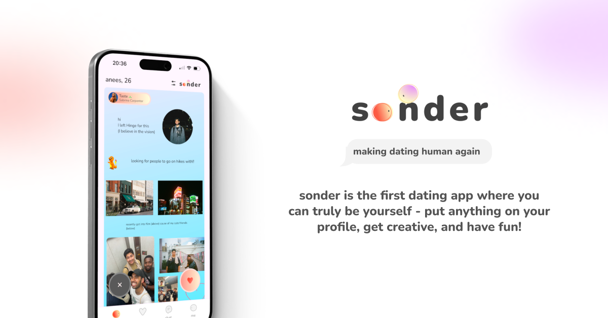 London Dating App Sonder Debuts Mood-Board Matching - Global Dating ...